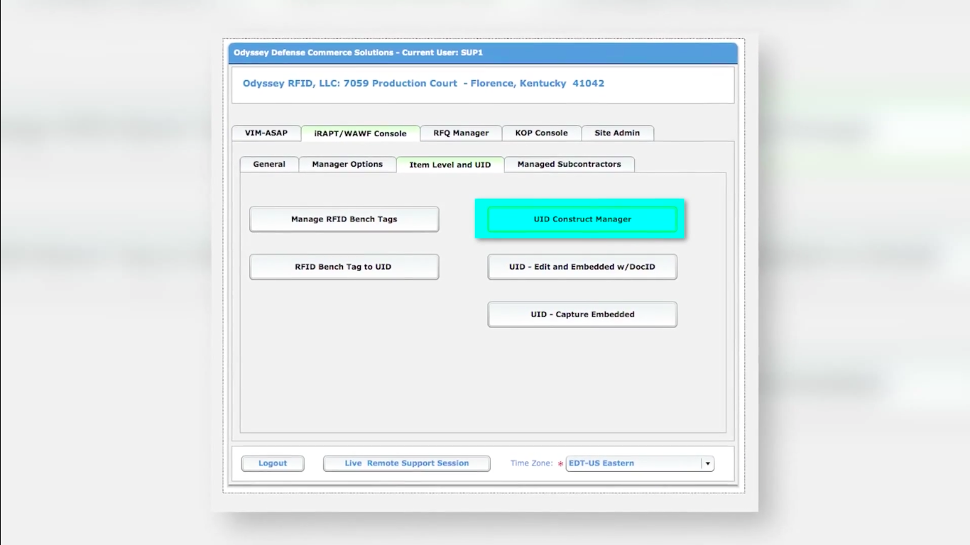 Squash Errors with Odyssey’s UID Module - Odyssey Defense Commerce ...
